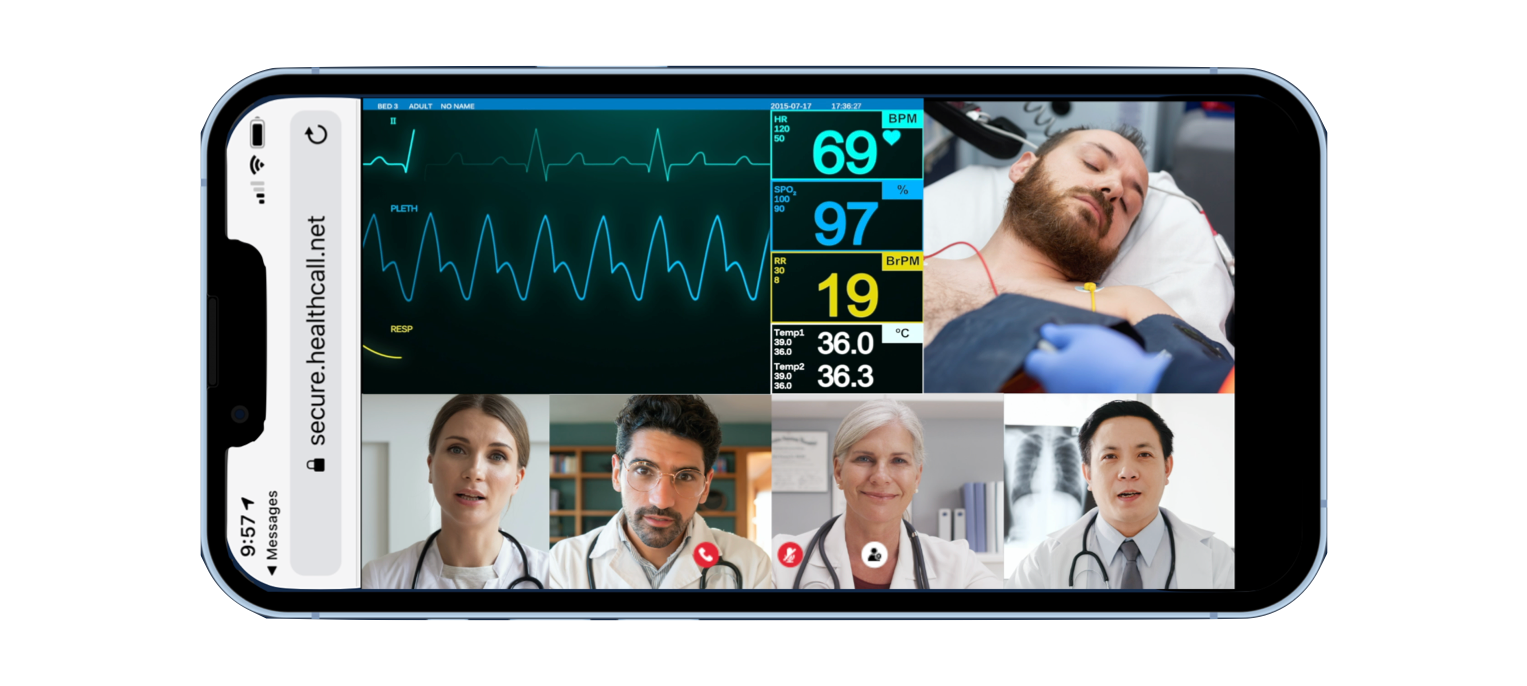Worlds First Streaming Vitals with Audio and Video Telehealth - HealthCall